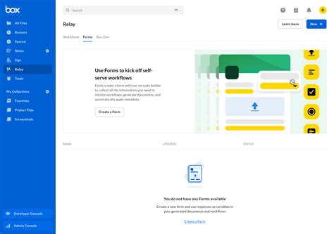 About Box Forms Box Support