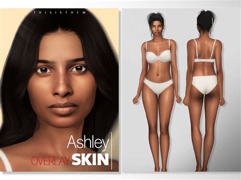 The Sims Resource Patreon Ashley Skin Overlay