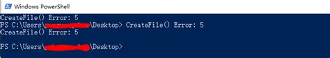 Win10 System Createfile Error 5 Problem Solving Programmerah
