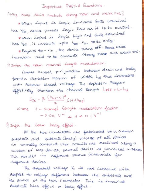part a vlsi important questions pdf random access memory