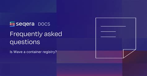 Frequently Asked Questions Seqera Docs