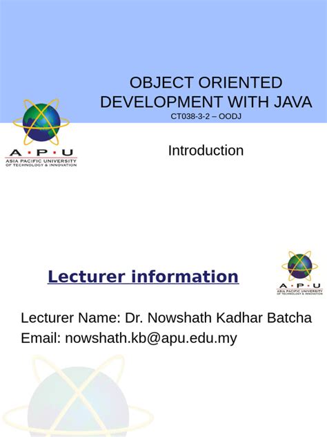 2206 Oodj Introduction Pdf Object Oriented Programming Computing