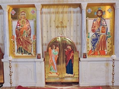 무료 사진 제단 그리스도 기독교 교회 아이콘 실내 장식 정교회 창