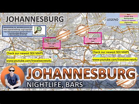 Street Map Of Johannesburg South Africa With Indication Where To Find Streetworkers