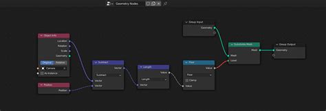 Adaptive Subdivision Using Geometry Nodes Modeling Blender