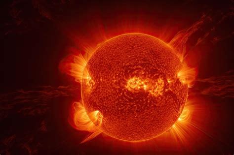 Premium Ai Image Stunning View Of The Sun With Solar Flares And