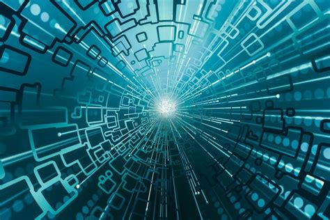 Premium Photo Photo Abstract Connected Dots And Lines On Blue