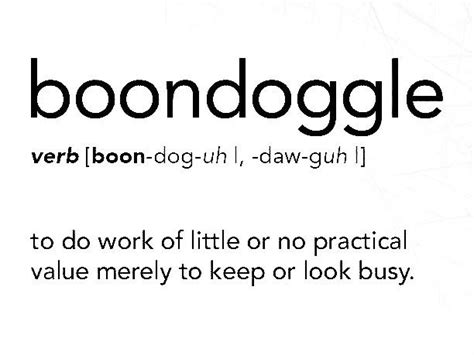 Boondoggle Good Vocabulary Words Unique Words Definitions Unusual Words