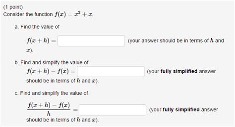 Solved Consider The Function F X X 2 X A Find The Chegg Com