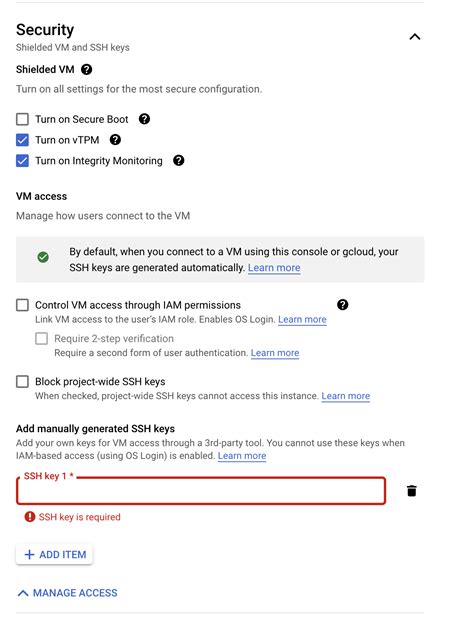 Set Up Gcp Vm For Site Collector Installation Exabeam Documentation