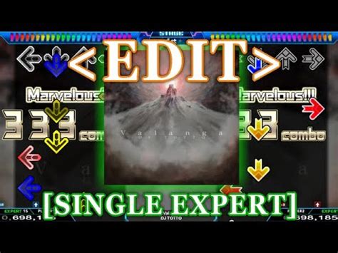 StepMania EDIT Valanga SINGLE EXPERT Lv 15 YouTube StepMania EDIT Valanga SINGLE EXPERT Lv 15 YouTube