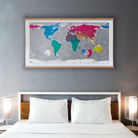 Classic World Map By The Future Mapping Company