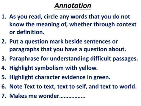 Ppt Annotation Powerpoint Presentation Free Download Id1091601