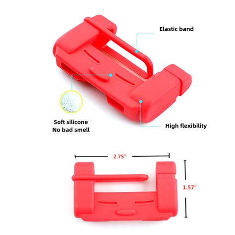 Badu Bg Универсални силиконови капаци за закопчалки за предпазен колан за кола Розово жълто