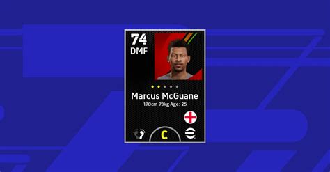 Marcus Mcguane Efootball Stats