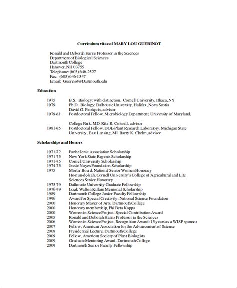6 Pathologist Resume Templates Pdf Doc