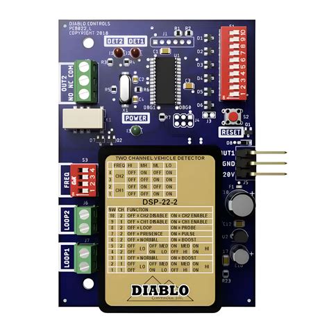 Diablo Dsp 22 2 Loop Detector For Doorking Operators Diablo Dsp 22 2 Loop Detector For Doorking Operators