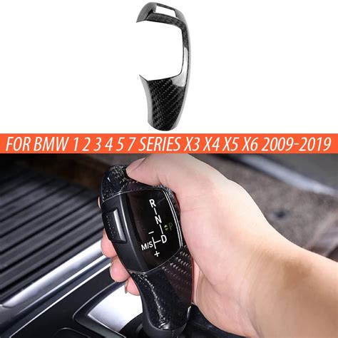 탄소 섬유 변속 레버 커버 노브 기어 스틱 2009 2019 Bmw F30 F10 1 2 3 4 5 7 시리즈 X3 X4 X5 X6 Shopee Malaysia