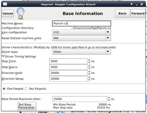 Parallel Port Config Probably LinuxCNC