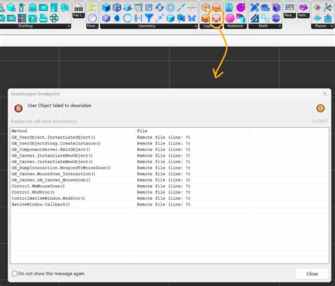 BUG Beta User Object Failed To Deserialize Serengeti Rhino WIP McNeel Forum