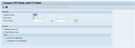 Fmad Sap Tcode Leveling Fi Fm Totals Records