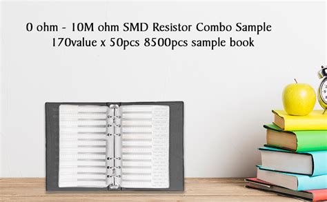 Electro Buddy 0 Ohm 10m Ohm 170 Value 8500pcs All Series Smd Resistor Combo Sample Book Kit