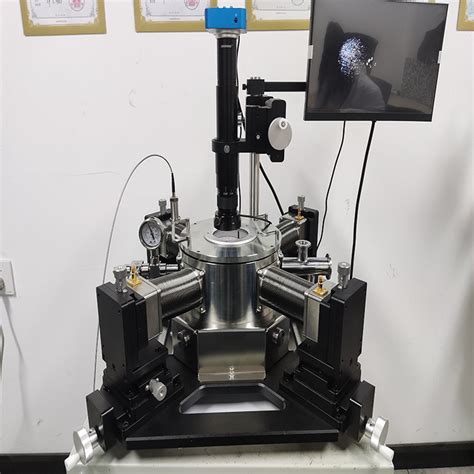 High And Low Temperature Vacuum High Precision Semiconductor Probe Station With Electrical
