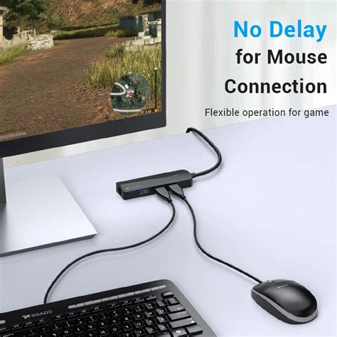 Vention Port Usb Hub With Gigabit Ethernet Adapter M Black Chnbb Wholesale Prices