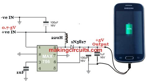 Simple Mobile Phone Charger Circuit