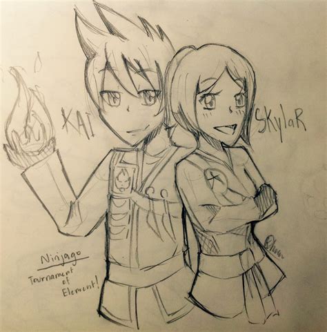 Kai X Skylar Ninjago By Khwan123 And Ninjago On Deviantart