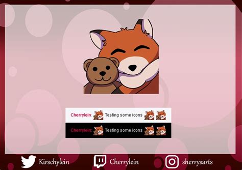 Fuchs Emote Cherryleins Ko Fi Shop Ko Fi ️ Where Creators Get