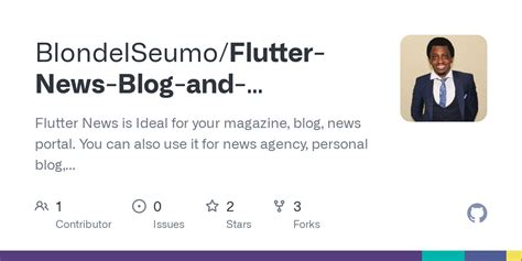 GitHub BlondelSeumo Flutter News Blog And Magazines App Flutter News Is Ideal For Your