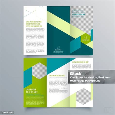브로셔 디자인 브로셔 템플릿 크리에이티브 트라이 폴드 트렌드 브로셔 개념에 대한 스톡 벡터 아트 및 기타 이미지 개념 공란