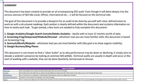 Technical SEO Audit Template Step By Step Technical SEO Audit Blueprint With Roadmap Google