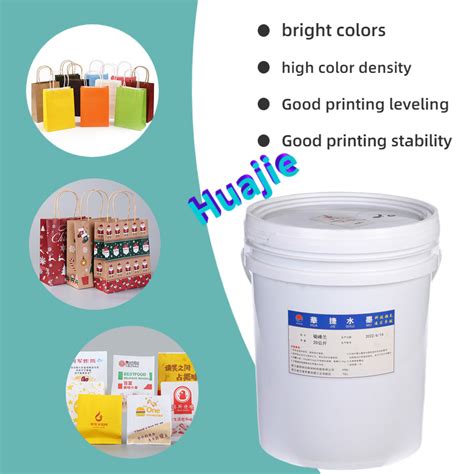 Carton Flexo High Gloss Ink Paper Paper Printing Water Based Ink Printing Ink And Ink