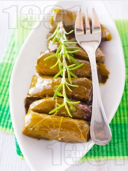 Лозови сарми с агнешка кайма и ориз по гръцки в тенджера Recipe Food Russian Recipes