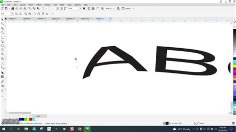 Corel Draw Tips And Tricks Artistic Media Tool For Text Youtube