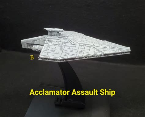 Acclamator Class Assault Ship For Star Wars Armada Or Display Resin 3d Printed 2 Variants Etsy