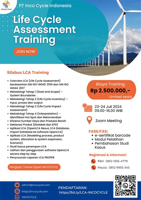 Pelatihan Life Cycle Assessment Lca Incocycle