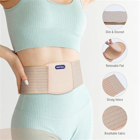 Abdominal Hernia Belt For Men And Women Umbilical Hernia Support With