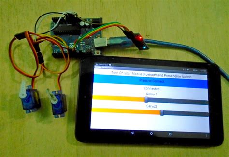 How To Control Servo Motors From A Mobile Device With An Arduino Uno