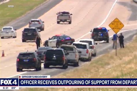 Fort Worth Cop Matt Brazeal Hit By Car Dragged 100 Feet Returning To