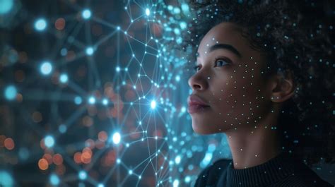 Premium Photo AI Cyber Security Female IT Specialist Analysing Data Information Technology