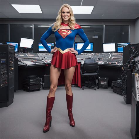 Lindseyvonn Cosplaying As Supergirl Classic Super By 2024darwin On