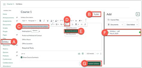 Dynamic Syllabus The Office Of Learning Technologies
