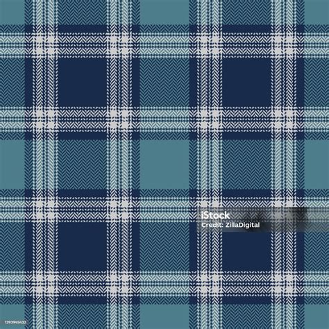 파란색 청록색 녹색 회색으로 격자 무늬 패턴을 확인하십시오 헤링본은 플란넬 셔츠 담요 이불 커버 스카프 기타 현대 봄 가을 겨울