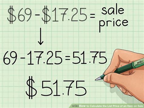 3 Ways To Calculate The List Price Of An Item On Sale WikiHow