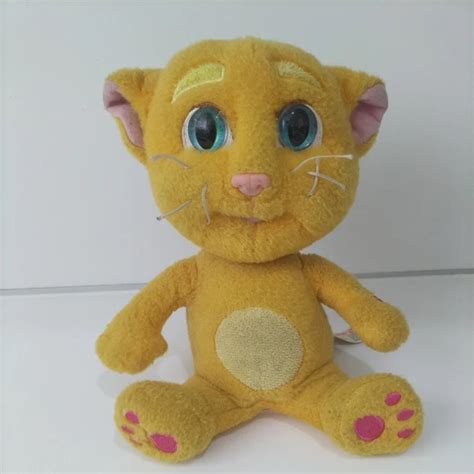 Talking Tom And Friends Talk Ginger Cat Electronic Soft Plush Toy Dragon I Ta27 £12 99 Picclick Uk