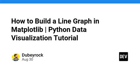 How To Build A Line Graph In Matplotlib Python Data Visualization