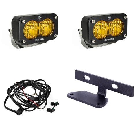Baja Designs® S2 Pro Dual Led Hood Lights Kit 2024 Can Am Maverick R